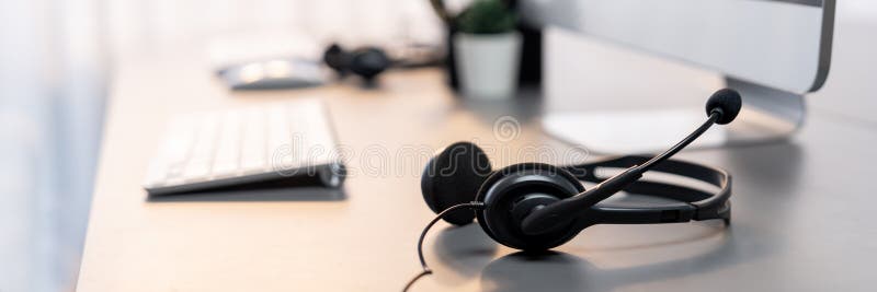 Empty call center office stock image. Image of network - 98716355