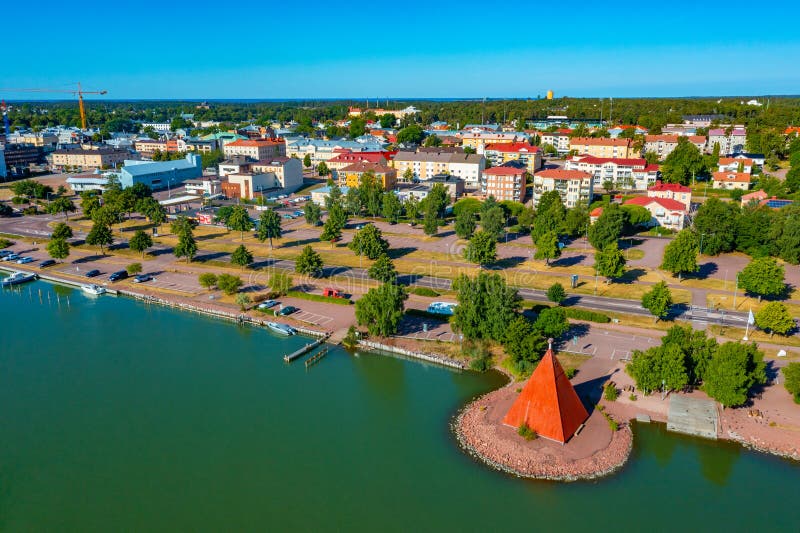 Panorama View of Finnish Town Mariehamn Stock Image - Image of vacation ...