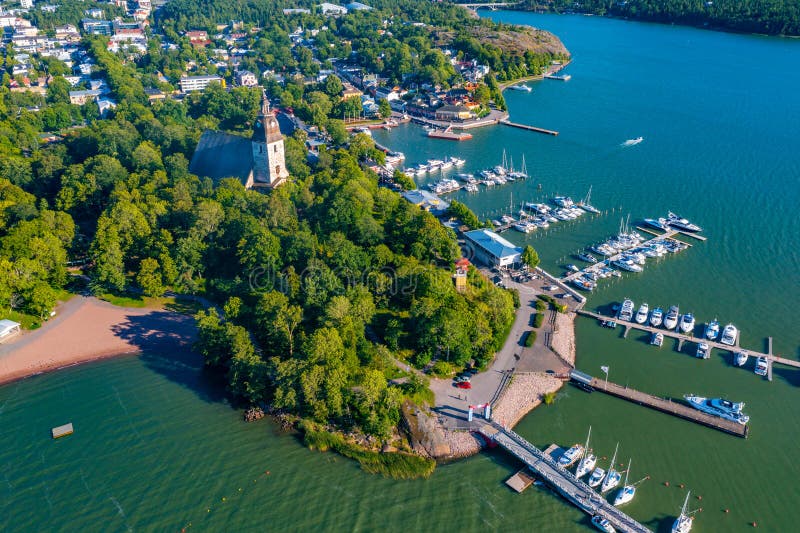 Panorama View of Finnish Town Naantali Stock Image - Image of popular ...