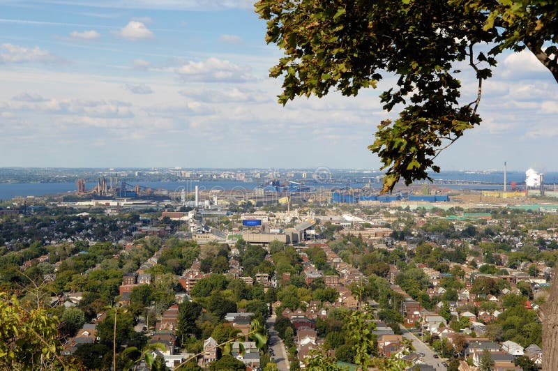 Panorama View of Hamilton, Canada. Stock Photo - Image of landscape ...