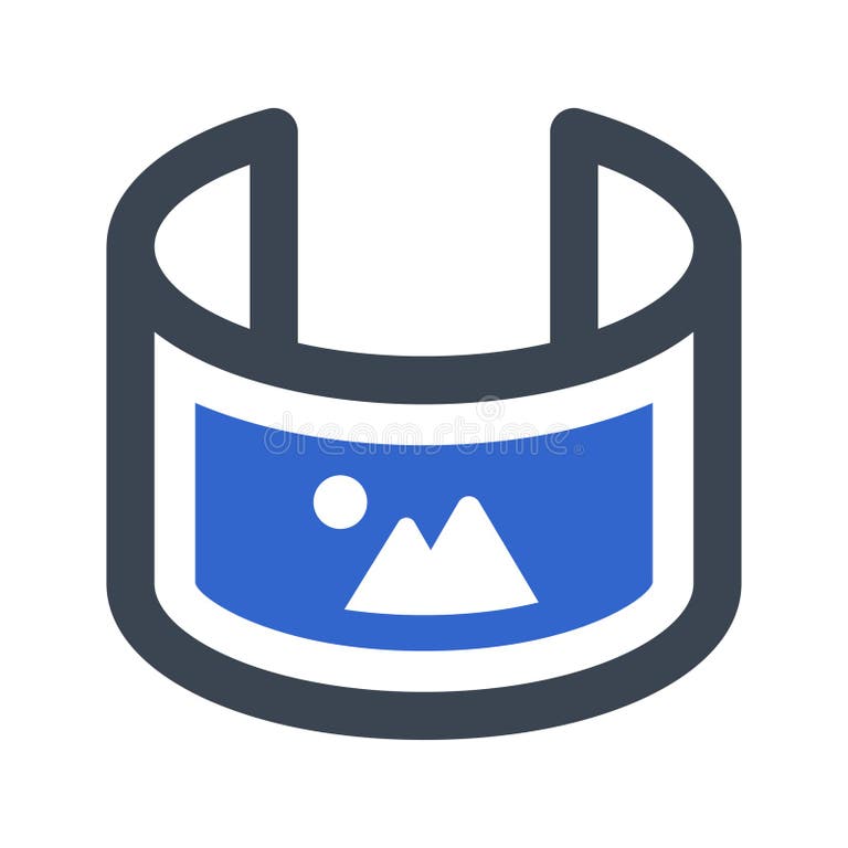 Panorama view icon stock vector. Illustration of vector - 286931845