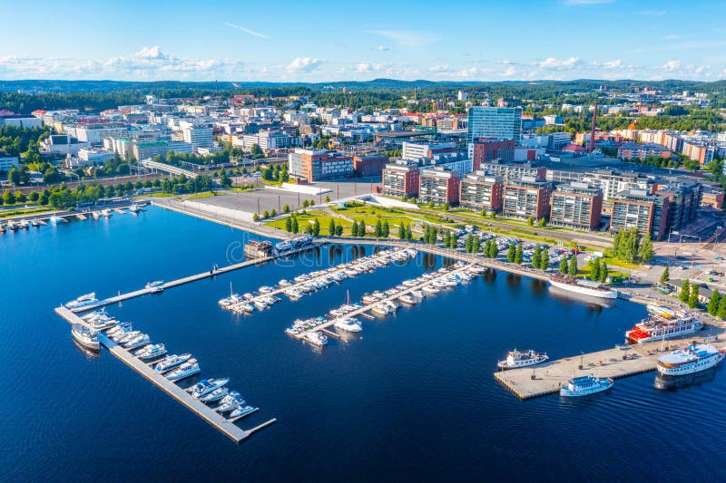 Panorama View of Jyvaskyla, Finland Editorial Stock Photo - Image of ...
