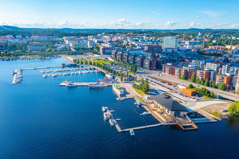 Panorama View of Jyvaskyla, Finland Editorial Stock Photo - Image of ...
