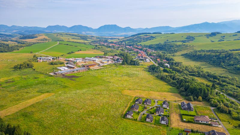 Panorama View of Liptov Countryside in Slovakia Stock Image - Image of ...