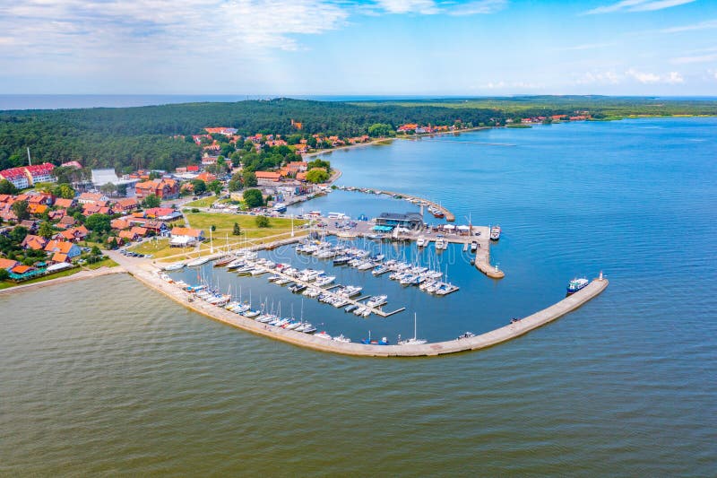 Panorama View of Lithuanian Town Nida Stock Image - Image of neringa ...
