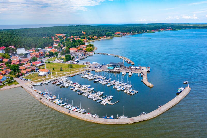 Panorama View of Lithuanian Town Nida Stock Image - Image of landmark ...