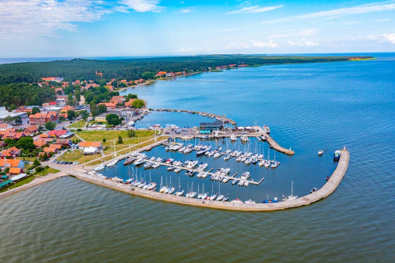 Panorama View of Lithuanian Town Nida Stock Image - Image of heritage ...