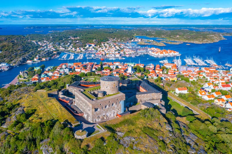 Panorama View of Marstrand in Sweden Stock Image - Image of marstrand ...