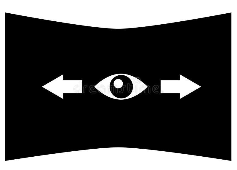 Panorama View Mode Icon. Panorama Sign. Horizontal Panorama View Symbol ...