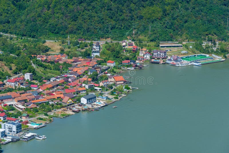 Panorama View of Orsova Village in Romania Stock Photo - Image of ...