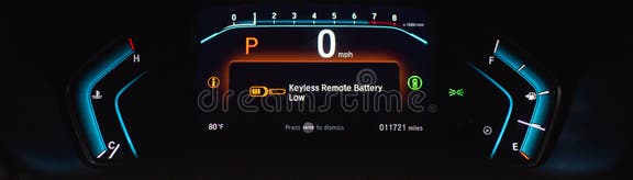 Panorama View Remote Battery Low Warning Message Requiring Immediate ...