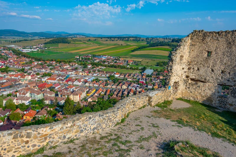 Panorama Rupea City in Transylvania, Brasov, Romania - View from Rupea ...