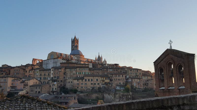 Panorama view of Sienna stock image. Image of sienna - 89306615