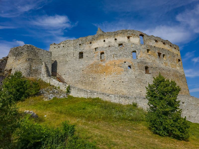 Panorama View of Topolcany Castle in Slovakia Stock Image - Image of ...