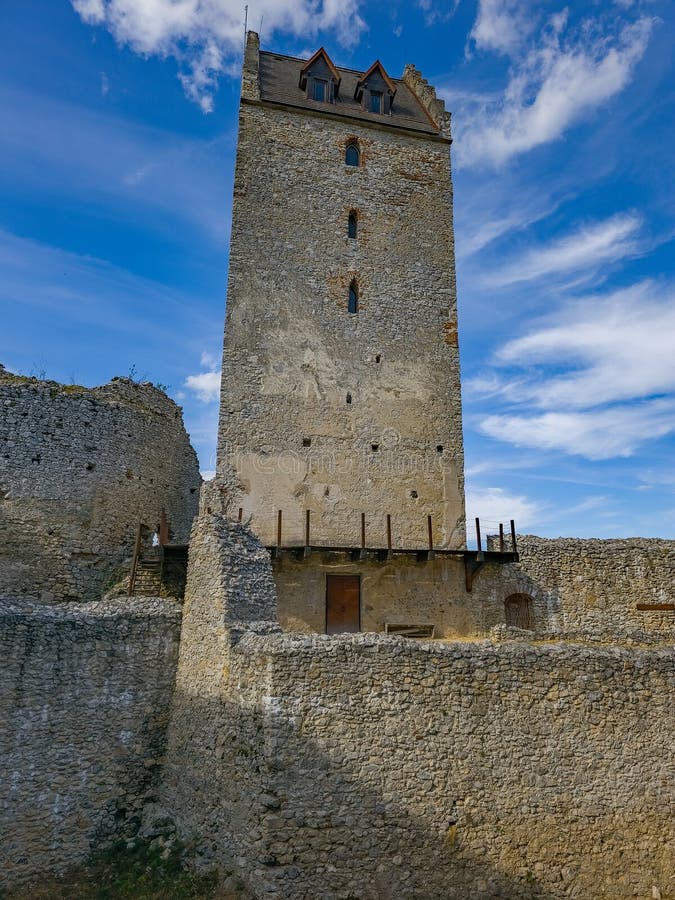 Panorama View of Topolcany Castle in Slovakia Stock Photo - Image of ...