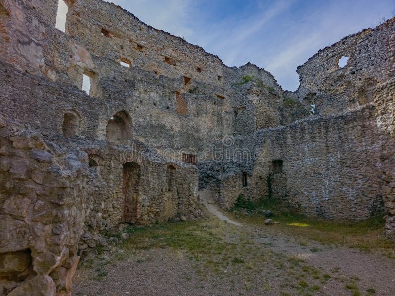 Panorama View of Topolcany Castle in Slovakia Stock Photo - Image of ...