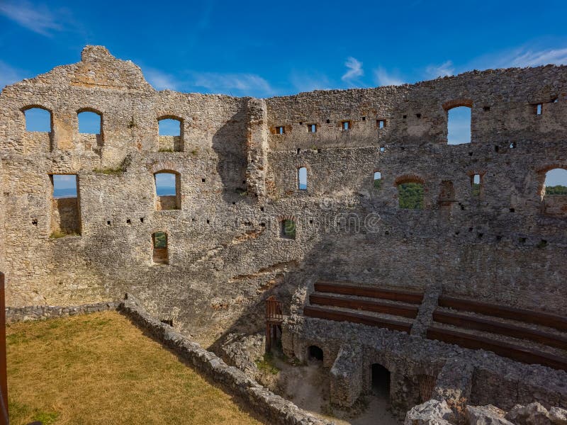 Panorama View of Topolcany Castle in Slovakia Stock Photo - Image of ...