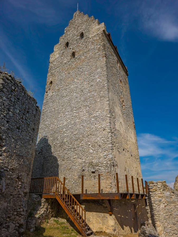 Panorama View of Topolcany Castle in Slovakia Stock Photo - Image of ...