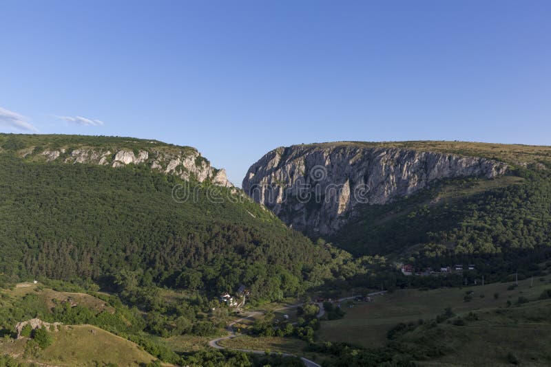 Panorama View of Turda Gorge Stock Photo - Image of karst, canyon: 97111892