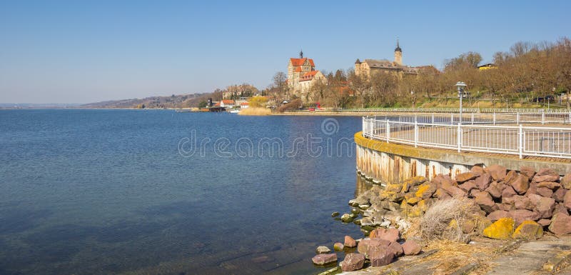 Panorama of the Viewing Platform for the Castle at the Lake in Seeburg ...