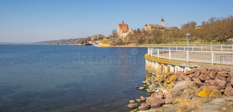 Panorama of the Viewing Platform for the Castle at the Lake in Seeburg ...