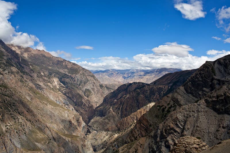 Panorama Von Kali Gandaki Tal, Nepal Stockbild - Bild von bereich, park ...