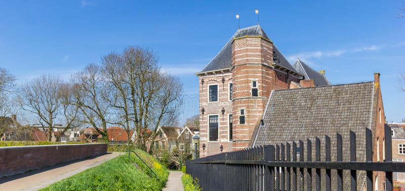 Panorama of the Walking Path at the Historic Tolhuis Building in ...