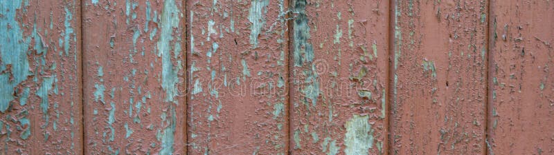 Panorama Weathered Peeling Brown Paint on a Wooden Wall Stock Photo ...