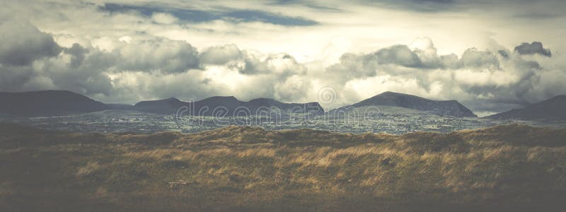 Panorama of the Welsh Countryside. Anglesey Wales Europe Stock Image ...