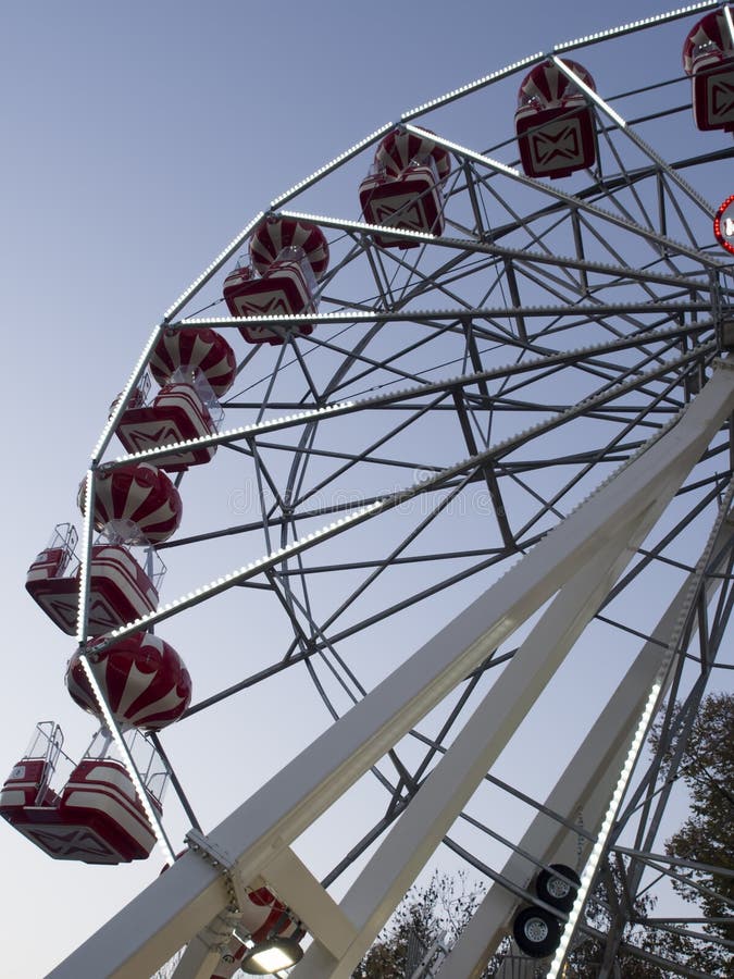 Panorama Wheel in Herastrau Park, Bucharest Stock Image - Image of ...