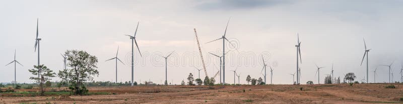 Wind Turbine Power at Daylight Stock Image - Image of industry, metal ...