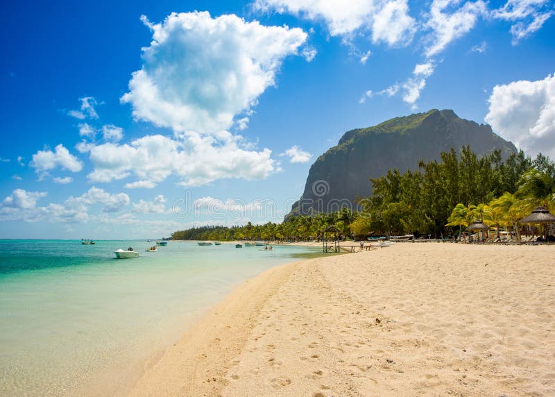 Panoramablick Der Mauritius-Insellandschaft Redaktionelles Bild - Bild ...