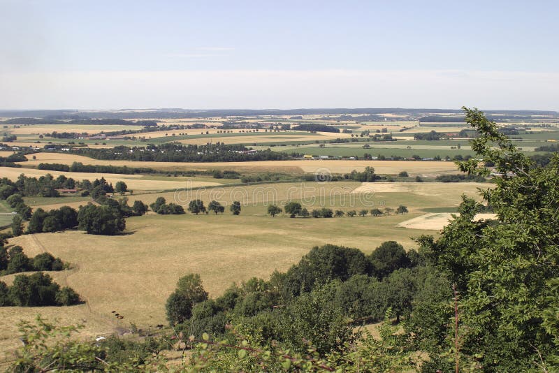 Panoramablick am hohenlohe stockfoto. Bild von traditionell - 34709960