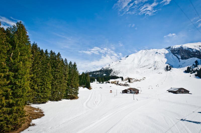 Panoramablick Von Urner-Alpen Stockbild - Bild von spitze, tourismus ...