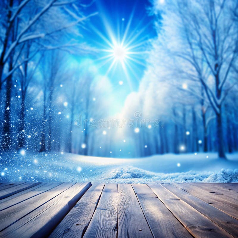 Panoramic Abstract Blue Background for Product Presentation with ...