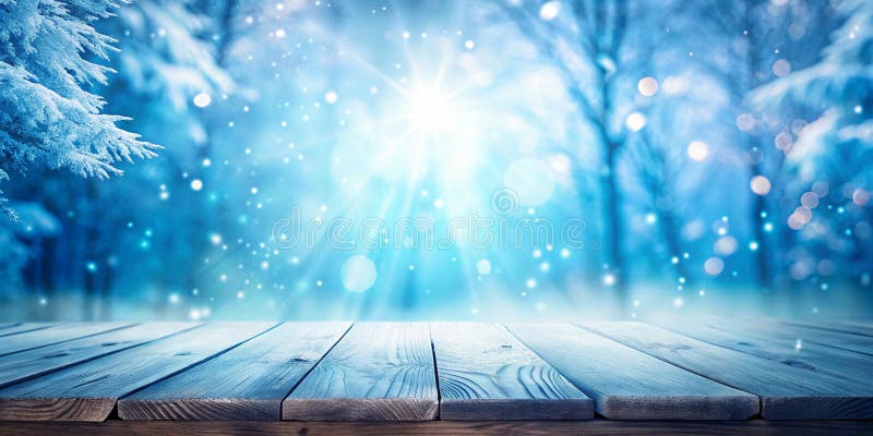 Panoramic Abstract Blue Background for Product Presentation with ...