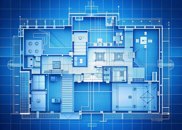Comprehensive Architectural Floor Plan Unveiling a Modern Buildings ...
