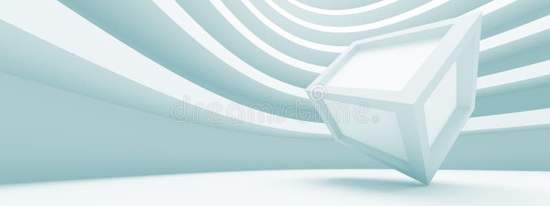 Panoramic Architecture Concept Stock Illustration - Illustration of ...