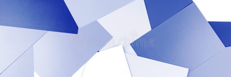 Panoramic Background of Blue Paper Sheets Stock Illustration ...