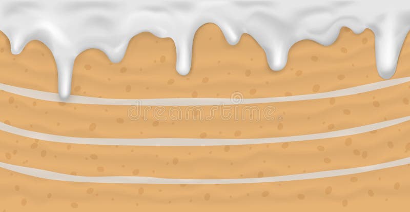 Panoramic Background Layer Cake, Food Texture - Vector Stock Vector ...