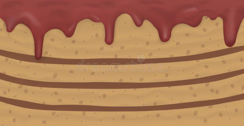 Panoramic Background Layer Cake, Food Texture - Vector Stock Vector ...