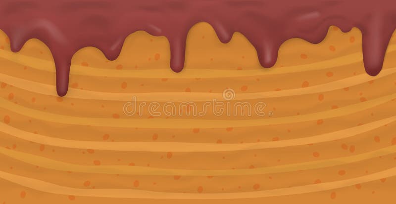Panoramic Background Layer Cake, Food Texture - Vector Stock Vector ...