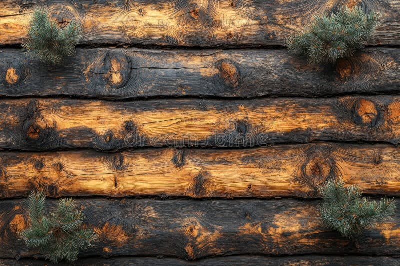 Panoramic Banner of Old Brown Light Wood Texture Background Stock ...