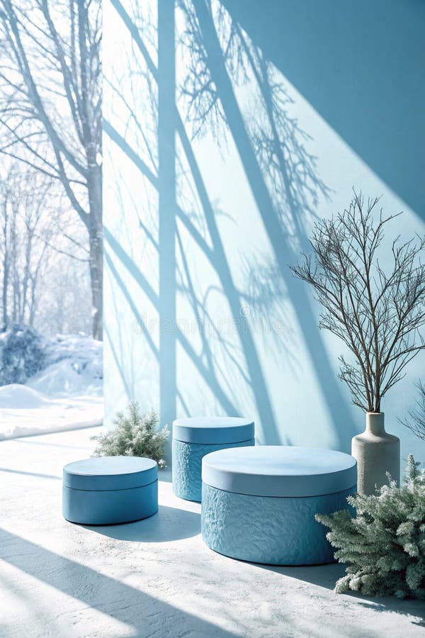 Panoramic Blue Abstract Background Stock Illustration - Illustration of ...