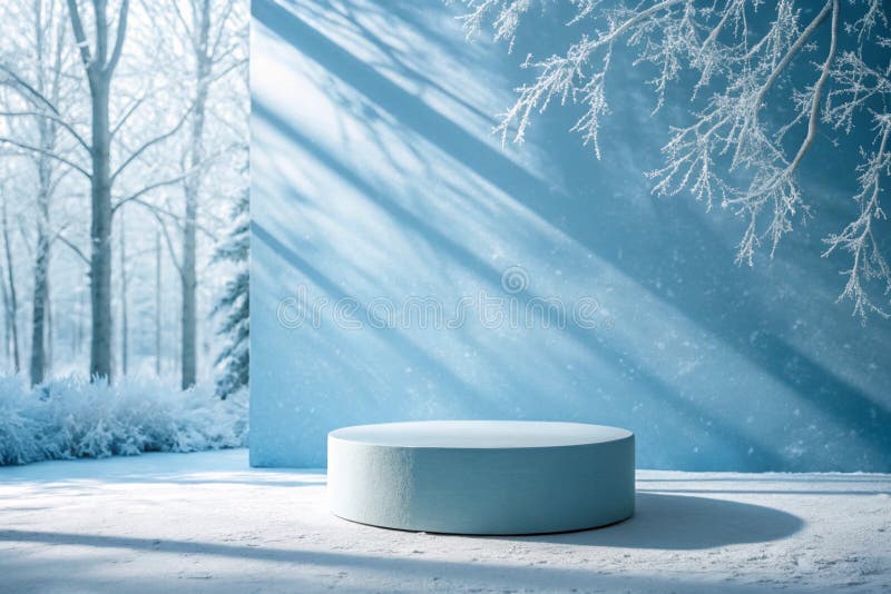 Panoramic Blue Abstract Background for Product Presentation Stock ...