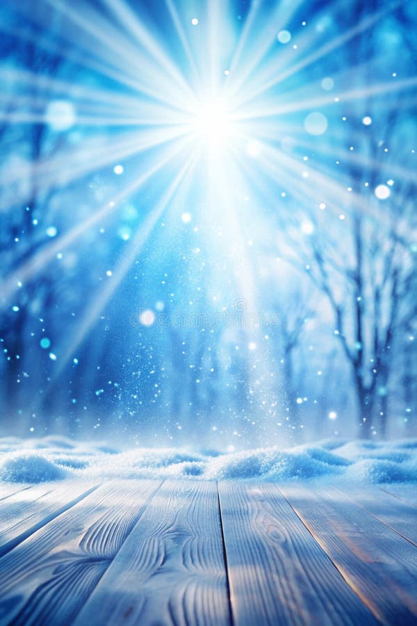 Panoramic Blue Background with Soft Sunlight and Subtle Shadow Effects ...