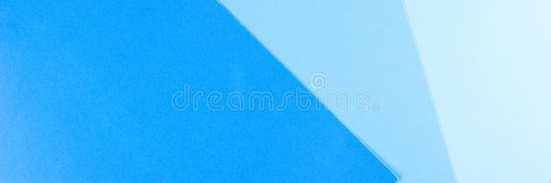 Panoramic Blue Background. Three Separate Shades of the Blue Stock ...