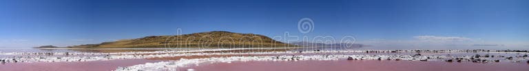 Panoramic of the Center of the Spiral Jetty, M Editorial Image - Image ...