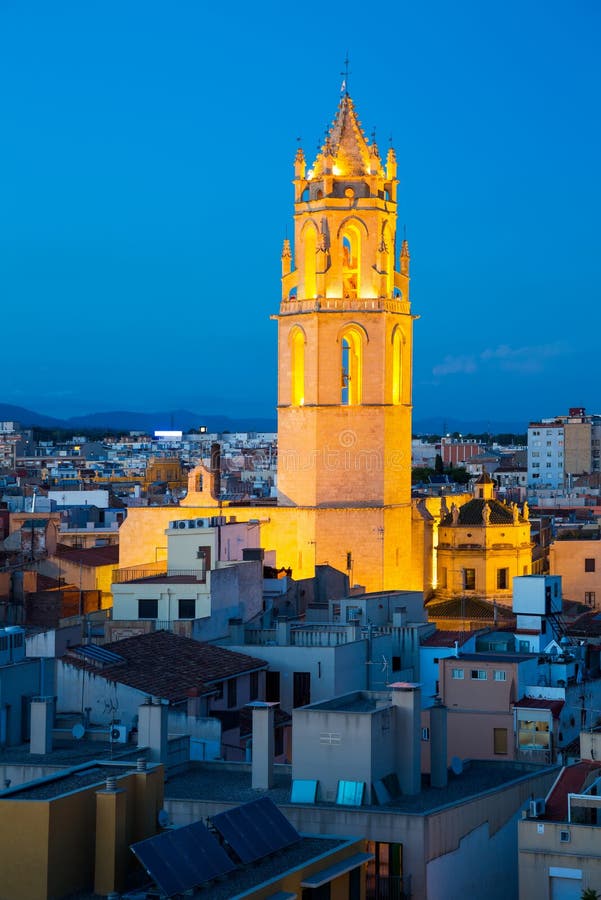 The Cathedral of Reus, Catalonia Stock Photo - Image of cultural ...
