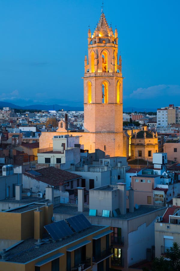 The Cathedral of Reus, Catalonia Stock Photo - Image of cultural ...